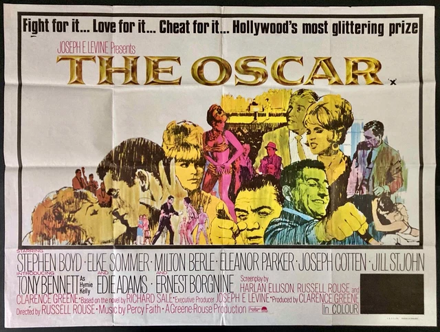 THE OSCAR ORIGINAL Quad Movie Cinema Poster Stephen Boyd Tony Bennett ...