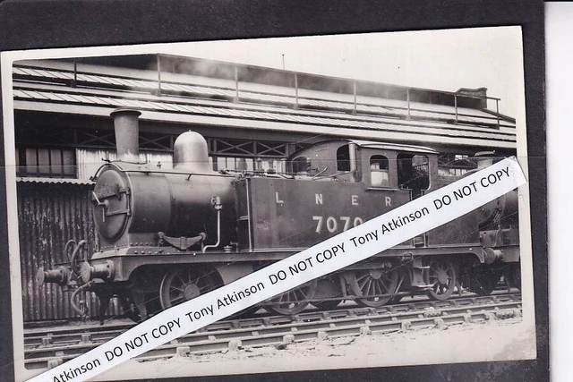 LNER EX GER - F6 Class 2-4-2T No. 7070 @ Stratford - Vintage Image ...