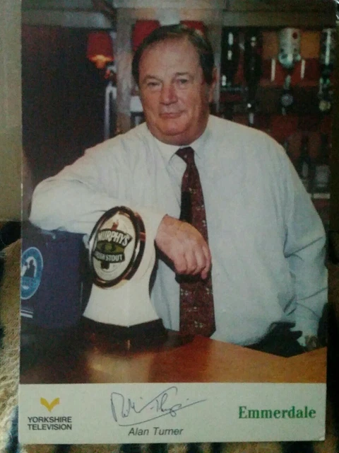 EMMERDALE CASTCARD PP of alan Turner Aka Richard Thorp £4.00 - PicClick UK