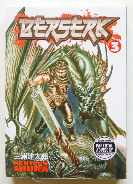 BERSERK VOL. 3 Kentaro Miura Dark Horse Manga Novel Comic Book £6.98 ...