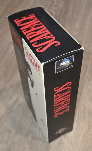SCARFACE VHS (1983) MCA Universal Home Video 1990 Release (2 Tape Set ...
