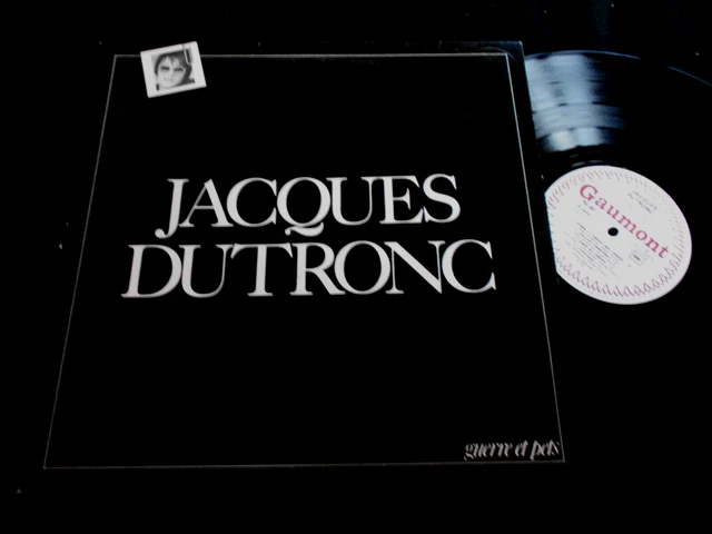 JACQUES DUTRONC/GUERRE ET Pets/Gaumont Musique/French Press Lp EUR 5,00 - PicClick FR