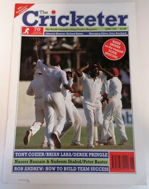 MAGAZINE - VINTAGE Sports The Cricketer International Cricket Magazine ...