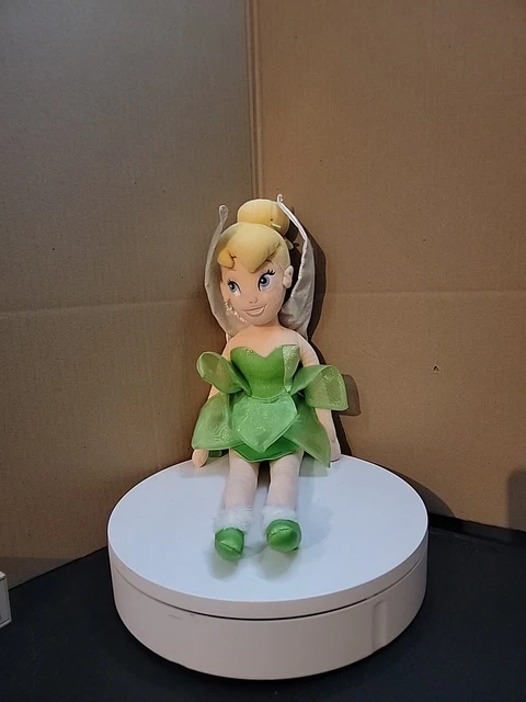 DISNEY STORE TINKERBELL Peter Pan Fairy Plush Doll 22” Stuffed Toy ...