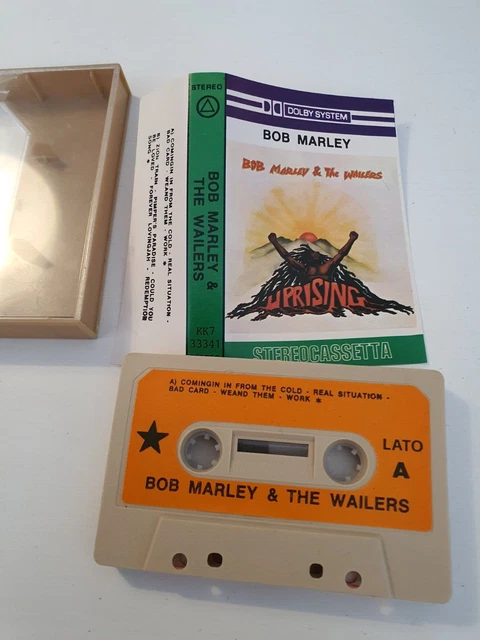 BOB MARLEY & the Wailers "uprising" rare Italian cassette tape k7 no cd ...