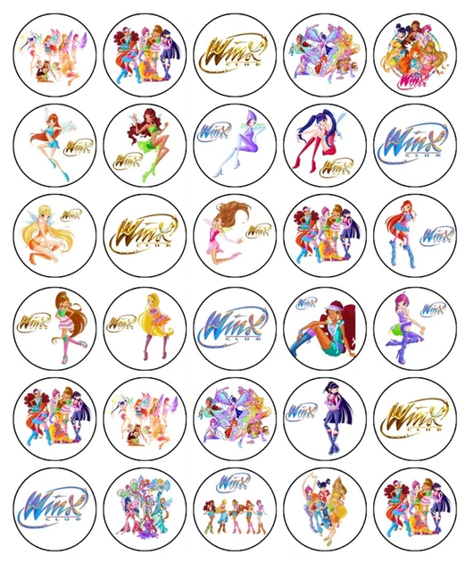 WINX CLUB CAKE Topper Edible Birthday Cupcake Decorations $10.95 ...