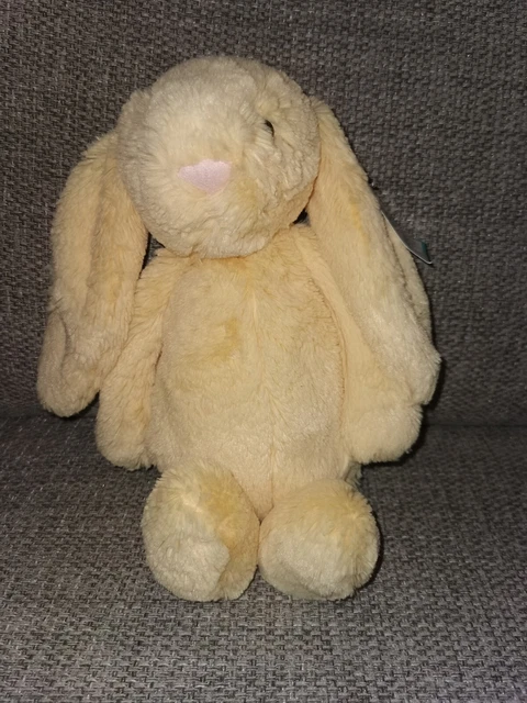 JELLYCAT MEDIUM BASHFUL Original Lemon Bunny Rabbit BNWT £40.00 ...
