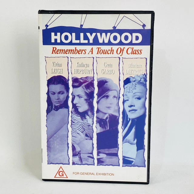 VHS HOLLYWOOD REMEMBERS A Touch of Class 1989 Big Box Video Vivian ...