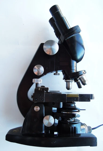 VINTAGE SPENCER AO American Optical Binocular Microscope Model N15MLHW ...
