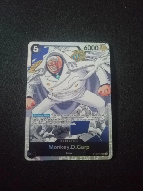 CARTE ONE PIECE Card Game Monkey.D.Garp ST06-012 SR English EUR 3,00 - PicClick FR