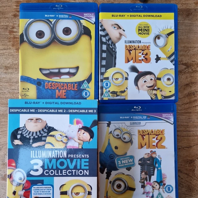 DESPICABLE ME 1-3 (Box-Set) (Blu-ray) £6.50 - PicClick UK