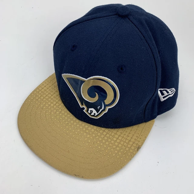 ST LOUIS RAMS Balón de Fútbol Gorra Sombrero Entallado 6 1/2 Béisbol ...