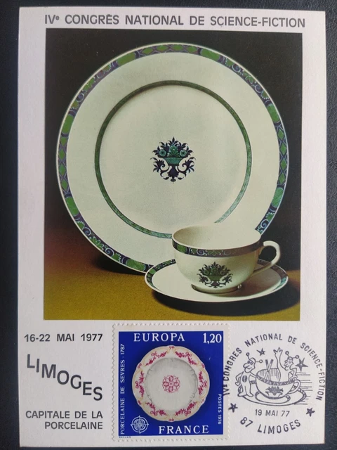 CARTE PREMIER JOUR timbre Capitale Porcelaine 1977 N° 1878 Oblitéré Limoges EUR 3,00 - PicClick FR