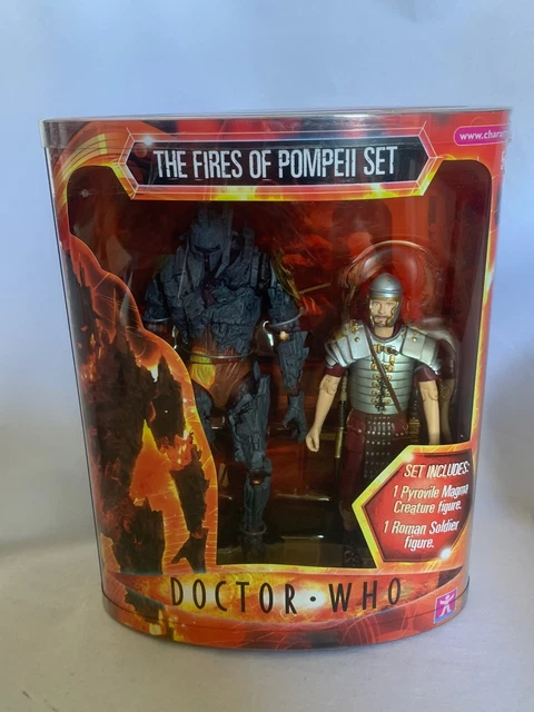 DOCTOR WHO: THE Fires of Pompeii Set, Pyroville Magma & Roman Figure ...