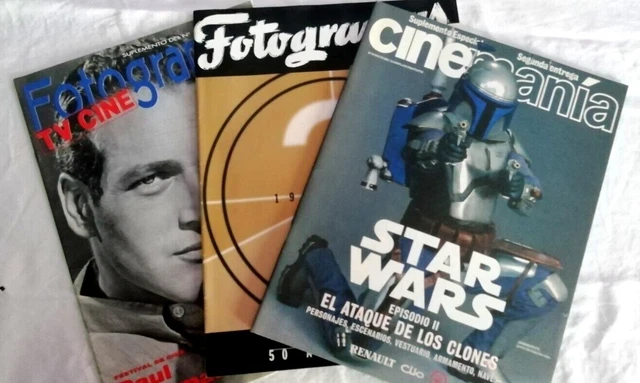 CINEMANIA SUPPLEMENTS STAR Wars 2002 Frames Paul Newman 1992 £22.22 ...