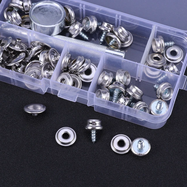 CHIUSURE A VITE tela chiusura a pulsante a pressione bottoni a ...