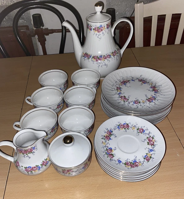 HENNEBERG PORZELLAN 1777 Kaffeeservice Teeservice 6 Personen. EUR 20,00 - PicClick DE