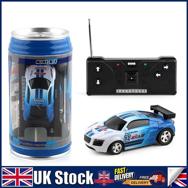 COKE CAN MINI Cans RC Car with Roadblocks Plastic RC Car Car Model for ...