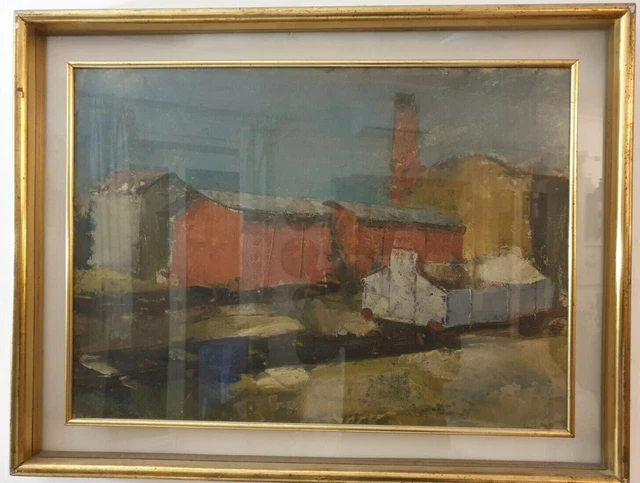 QUADRO AUSONIO TANDA 70 cm x 50 cm Olio Su Tela EUR 3.000,00 - PicClick IT