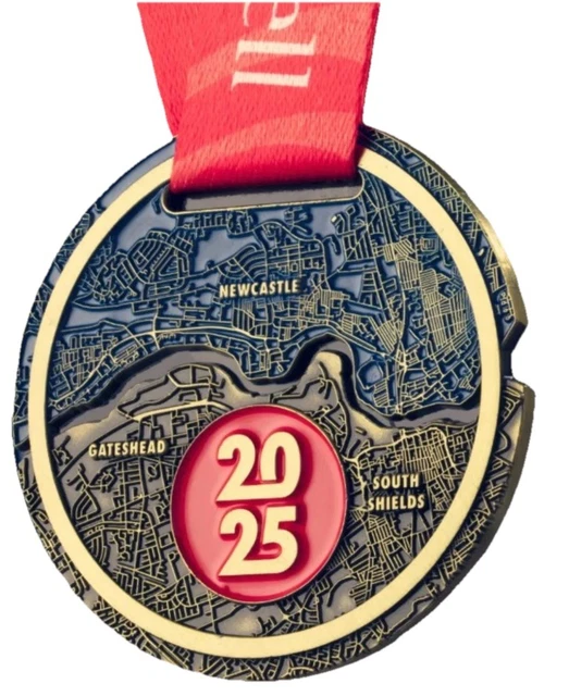 GREAT NORTH RUN Finishers Medal 2025 Error, Priceless Collectors Item ...