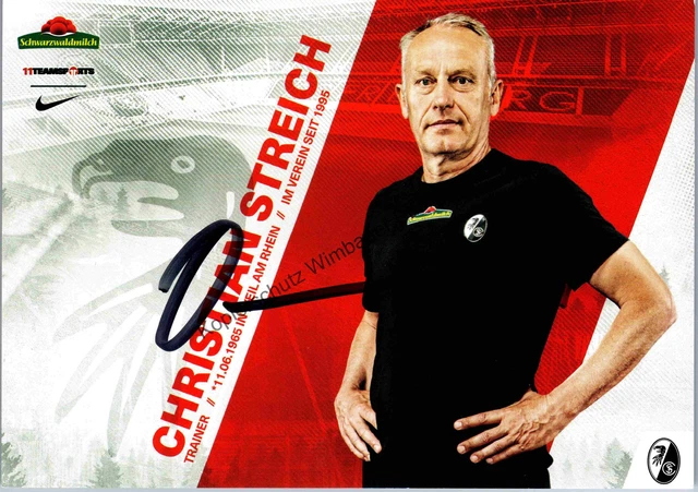 ORIGINAL AUTOGRAMM CHRISTIAN Streich SC Freiburg /// Autograph signiert ...