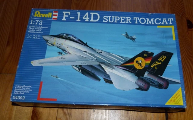REVELL 1:72 F-14D Super Tomcat Model Kit Box 04392 Complete £19.99 ...