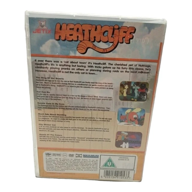 HEATHCLIFF THE KING Of the Beasts DVD 2005 Jetix uk pal Region 2 free ...