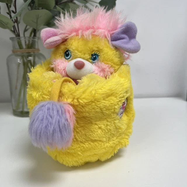 POPPLES POTATO CHIP Popples Plush Soft Toy Yellow Vintage 1980s Mattel ...