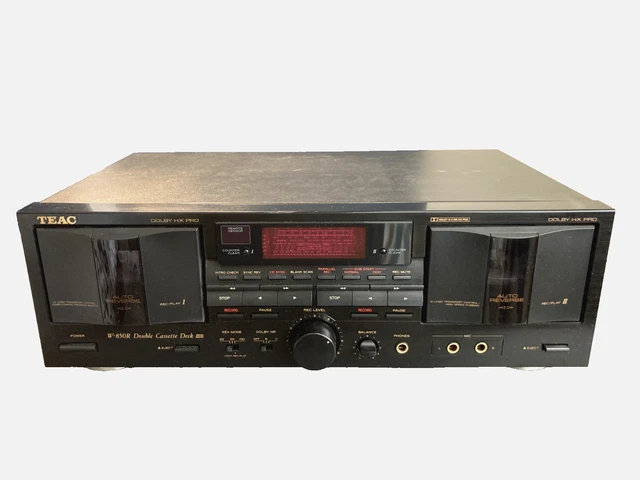 TEAC W-850R TWIN Recording Cassette Tape Deck £93.28 - PicClick UK