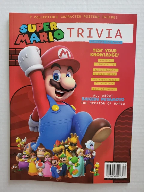 SUPER MARIO TRIVIA Magazine Feb/May 2025 Issue Test Your Knowledge £10. ...