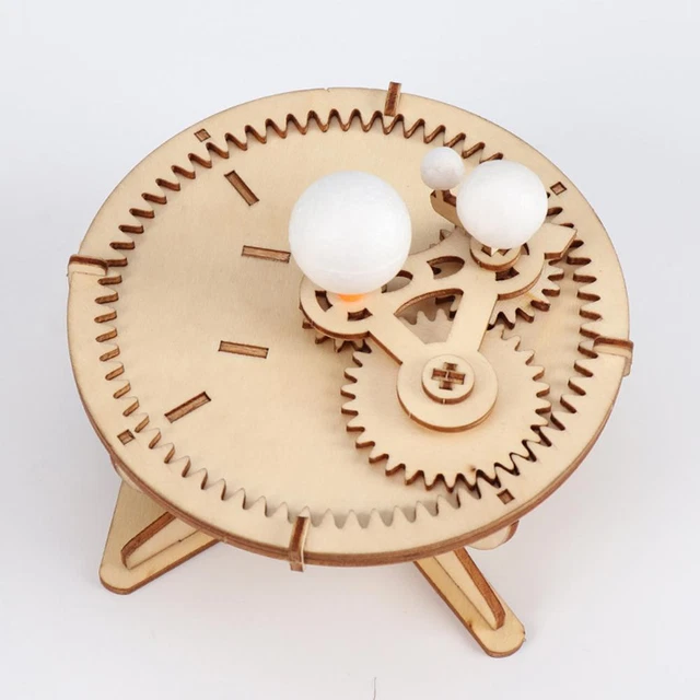 DIY SCIENCE TOYS Kids Solar System Model Astronomy Sun Earth Moon ...