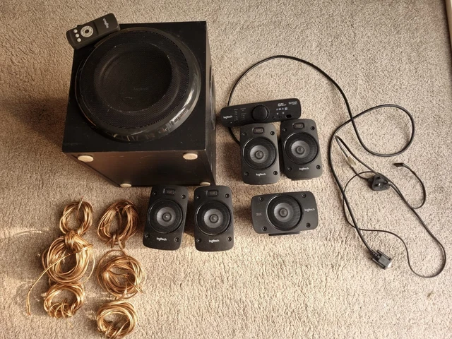 LOGITECH Z906 5.1 Surround Sound System, Fully Working with Remote with ...