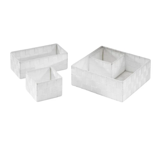 4ER SET AUFBEWAHRUNGSBOX Regalbox Box Kiste Staubox Korb Regal Nylon ...