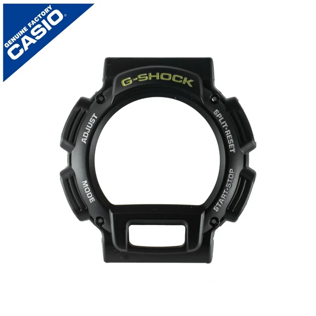 GENUINE CASIO BEZEL for DW-9052 DW 9052 BLACK WHITE YELLOW TEXT £16.99 ...