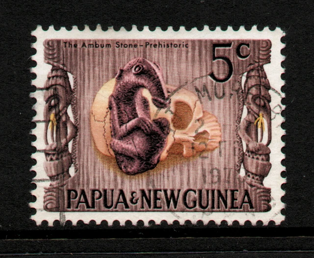 USED & NATIONAL Heritage - The Ambum Stone - Prehistoric " Papua New ...