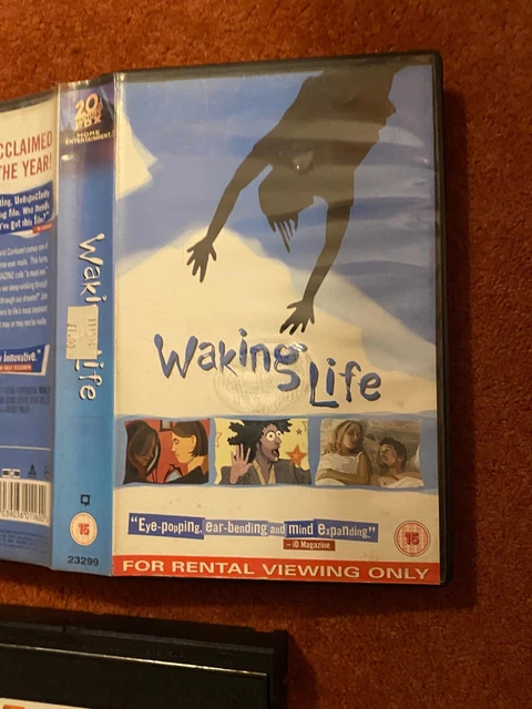 WAKING LIFE RICHARD Linklater VHS Video Ex Rental large case part ...