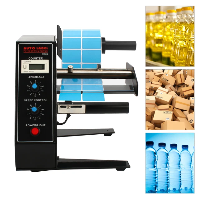 PROFI LABEL DISPENSER Automatische Etikettiermaschine+6-Digit LED ...