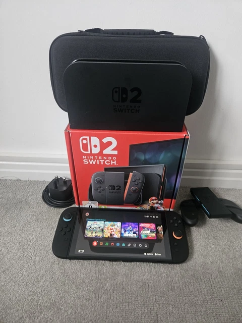 NINTENDO SWITCH 2 Console Boxed with All The Cables And Case £328.00 ...