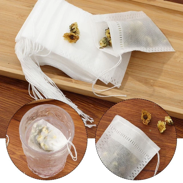 TEA EMPTY TEA Infuser Sachets Disposable Tea Bag for Loose Leaf Tea ...