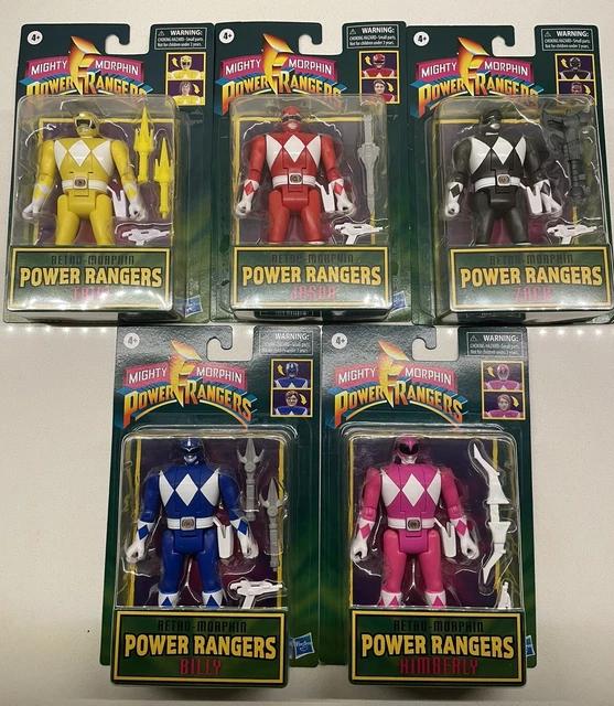 POWER RANGER RETRO Morpher flip head action figure New Bundle Hasbro £ ...