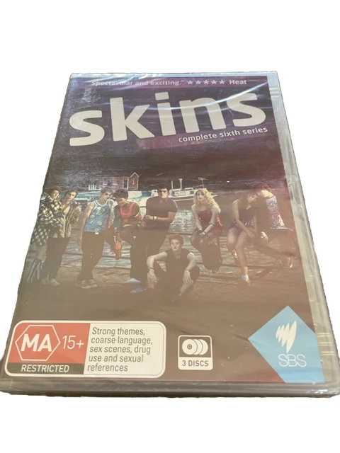 SKINS SEASON 6 DVD The Complete Sixth Series 3 Disc Set Region Free ...