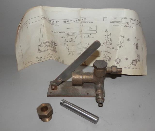 🌎 STUART MODEL Live Steam Engine Hand Force Feed Pump For Boiler £54.99 ...