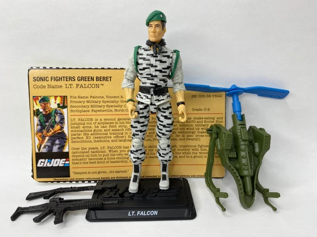 G.I. JOE FSS Club Exclusive SONIC FIGHTERS LT. FALCON Loose 3.75 ...
