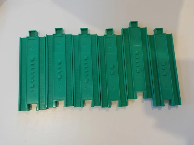 TOMY TRACKMASTER THOMAS The Tank Engine Rare Green Musical Track Pieces ...