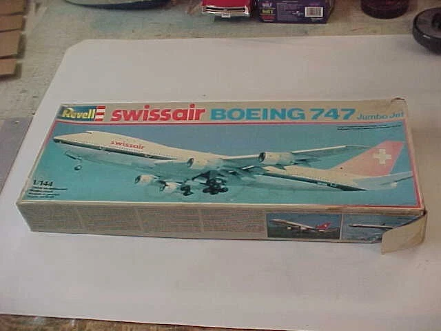 REVELL 1/144 SCALE 747 Boeing Jumbo Jet Model Kit #4208 - South African ...