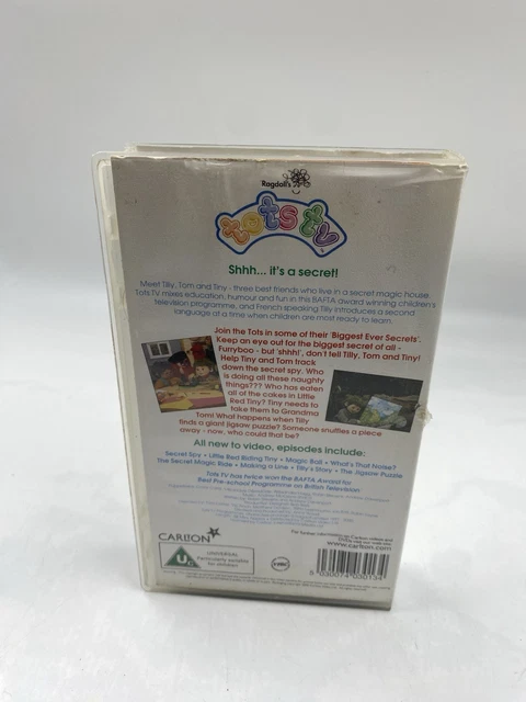TOTS TV BIGGEST Ever Secret VHS PAL Childrens Video Very Rare £29.95 ...