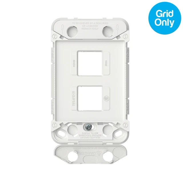 CLIPSAL ICONIC 2 Gang Switch Grid | 3042G $5.10 - PicClick AU