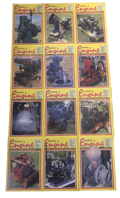 FULL 12 MONTH issues Jan-dec 1998 stationary engine magazines £9.50 ...