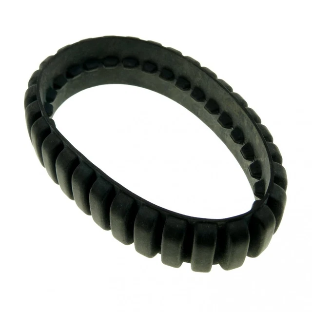 1X LEGO DUPLO Rubber Chain 30 Teeth Black Caterpillar Digger Toolo ...