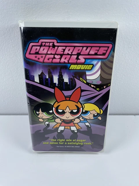 THE POWERPUFF GIRLS Movie VHS Vintage Cartoon Network 2002 Anime ...